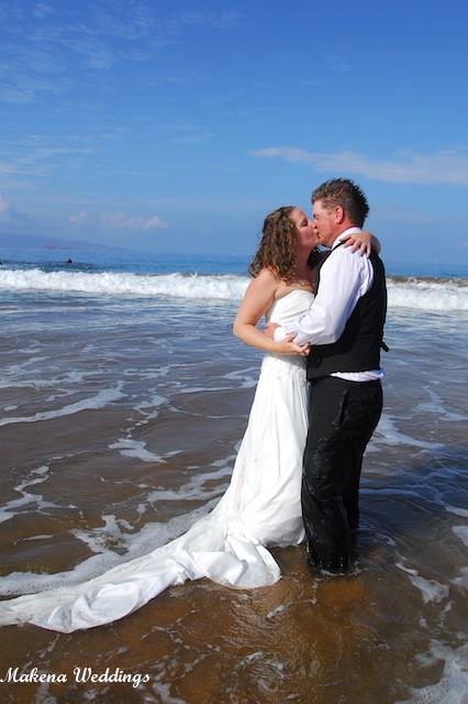 Ivy And Brook Trashing Dress Day At Poolenalena Beach Makena Weddings